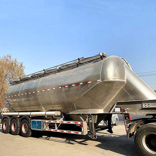 cement powder flour tanker trailer business for sale by professional ...