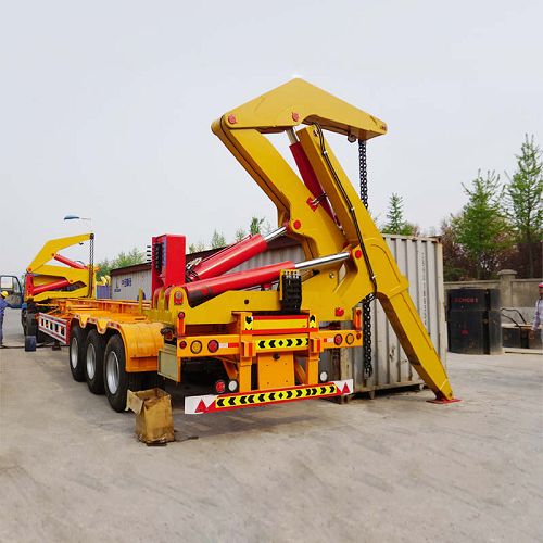 Container Side Loader | 20/40Ft Container Side Loader Semi Trailer ...