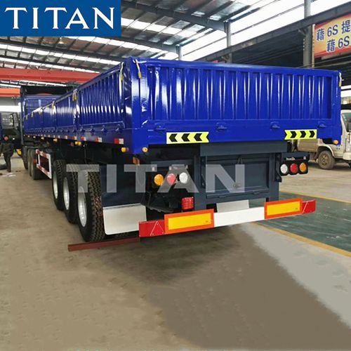 40 Ton side tipper tipping dump semi trailer for sale - TITAN VEHICLE