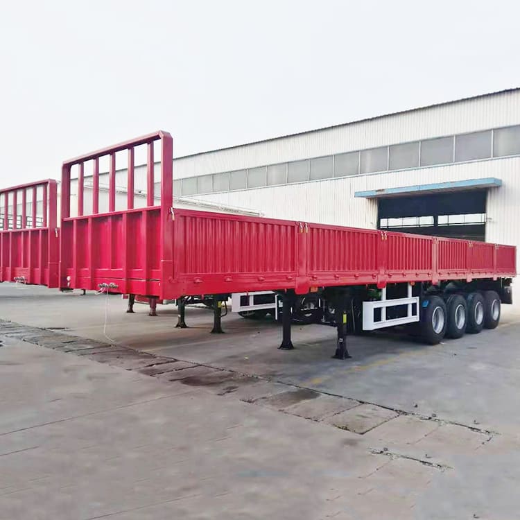 4 Axles Removable Side Wall Semi Trailer for Sale