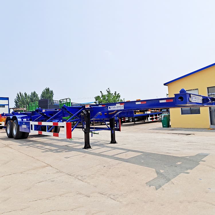 12M Container Skeletal Semi Trailer for Sale Manufacturers