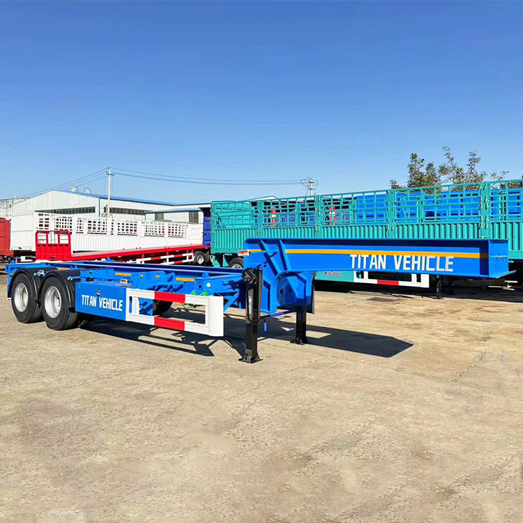 2 Axle 20 Ft Gooseneck Container Trailer for Sale in Guam