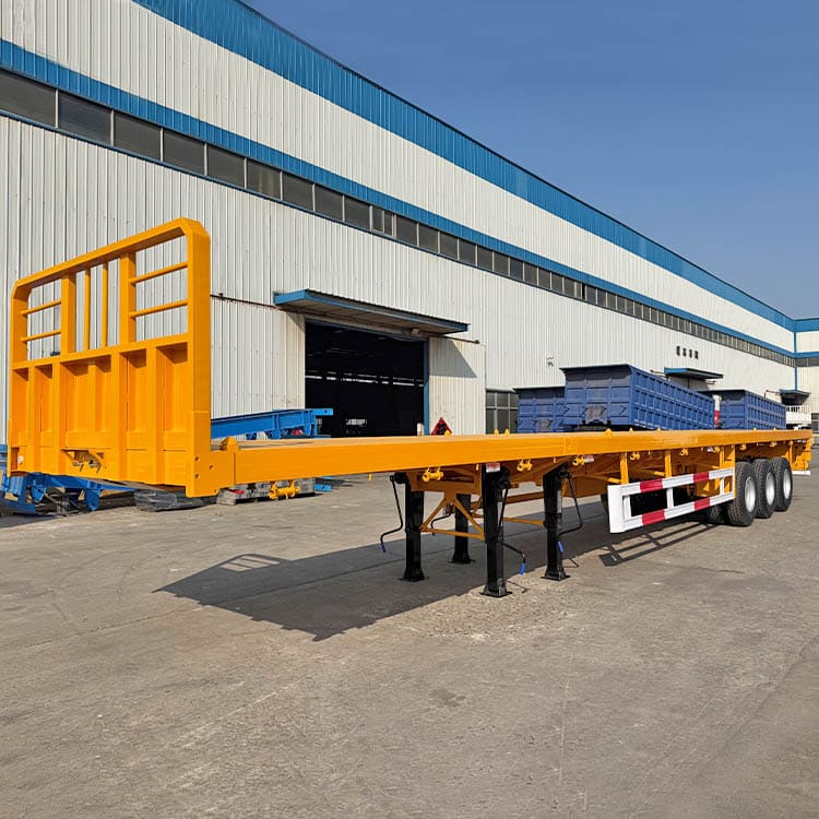 3 Axle 48 80 Extendable Flatbed Trailers for Sale in Nigeria